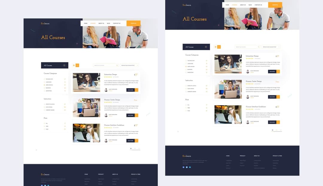 EduBee Education Website Template | Templately
